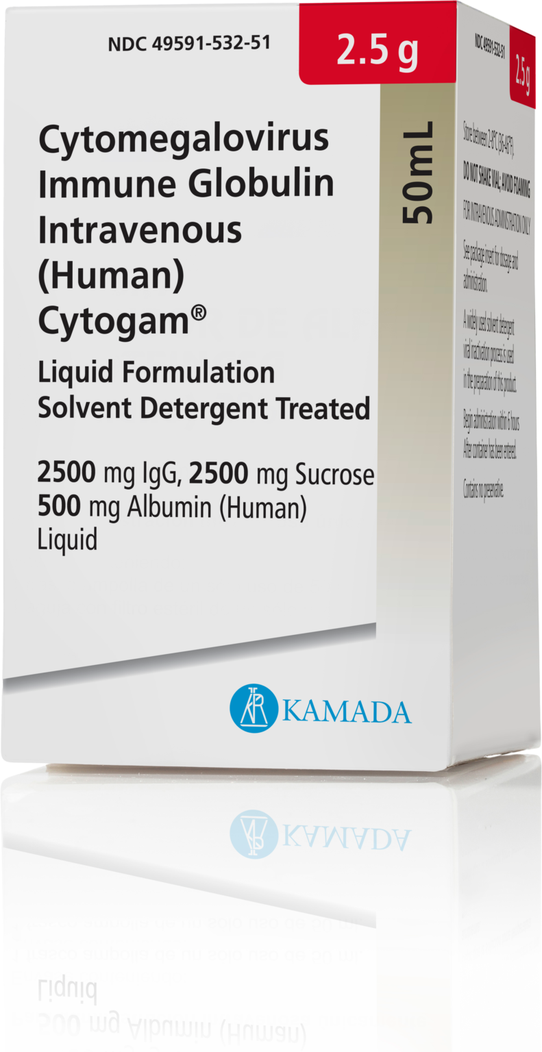 CYTOGAM -The Dosing and Administration of CYTOGAM Are Straightforward